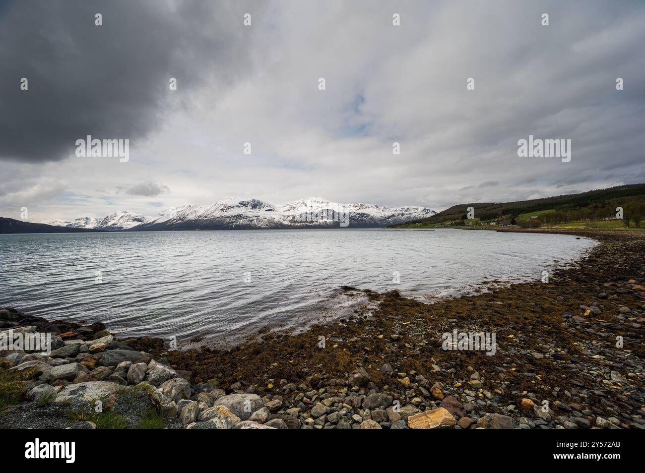 nature sceneries along the road from Alta to the island of mageroya ...