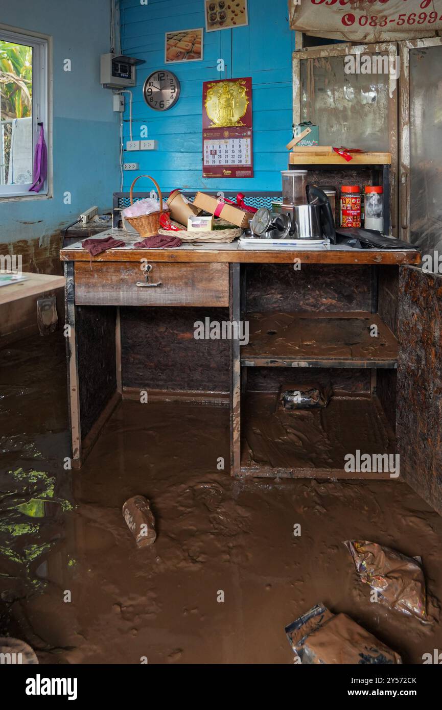Chiang Rai, Thailand. 18th Sep, 2024. A close-up of the interior of a ...