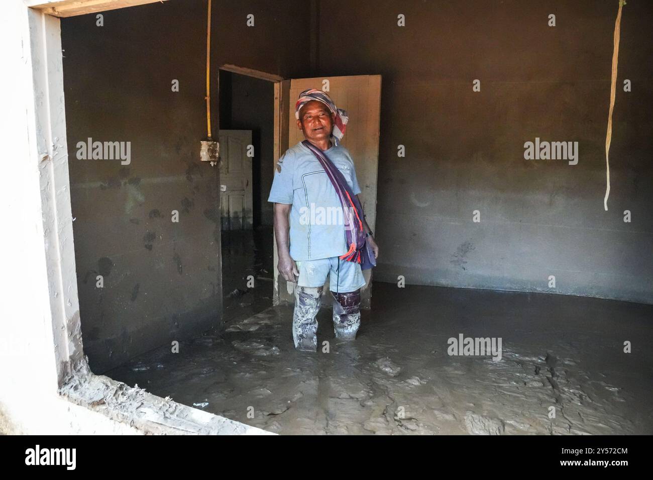 Chiang Rai, Thailand. 17th Sep, 2024. A man is standing in a room of ...