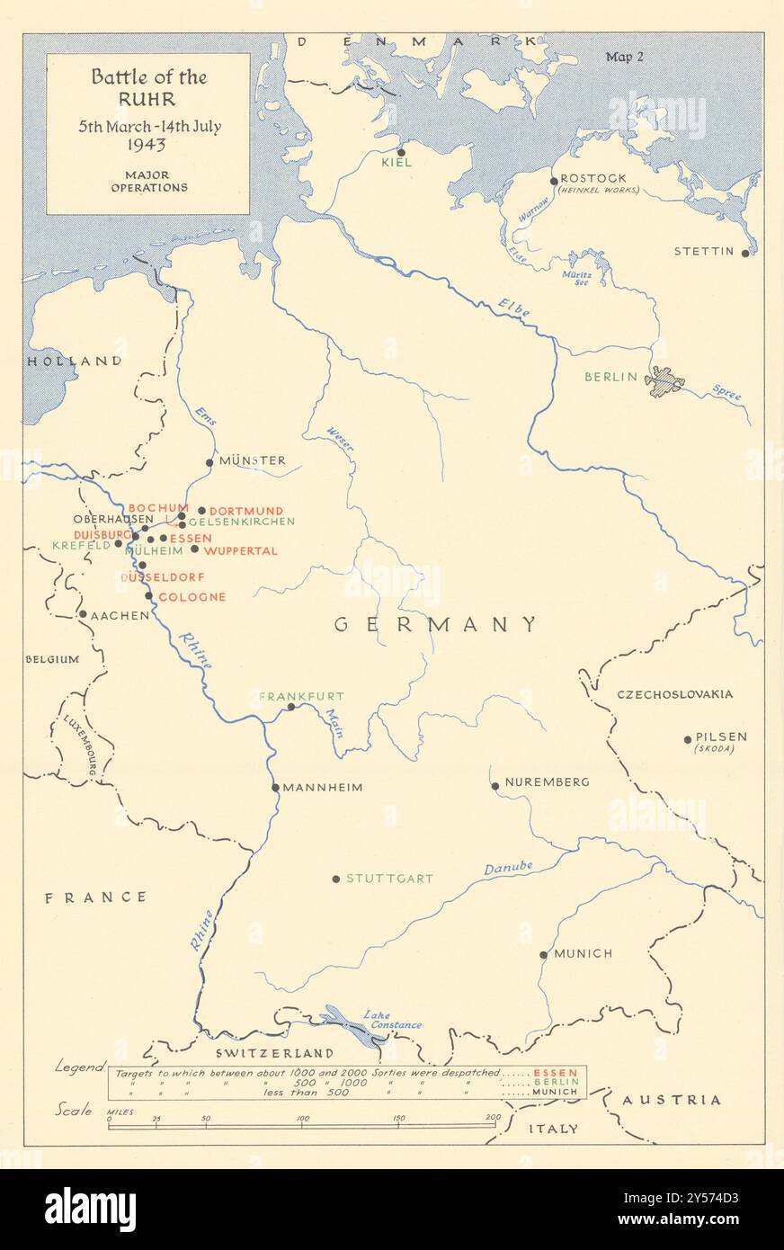 Battle of the Ruhr March-July 1943. Bombing Campaign World War Two 1961 ...