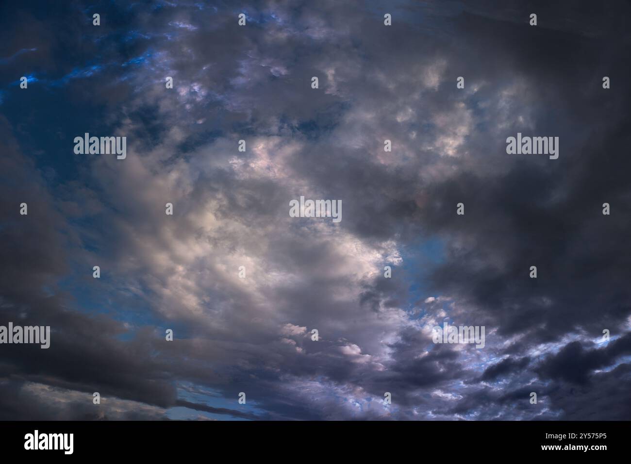 Frontal clouds movement. Sudden weather changes due to climate change ...