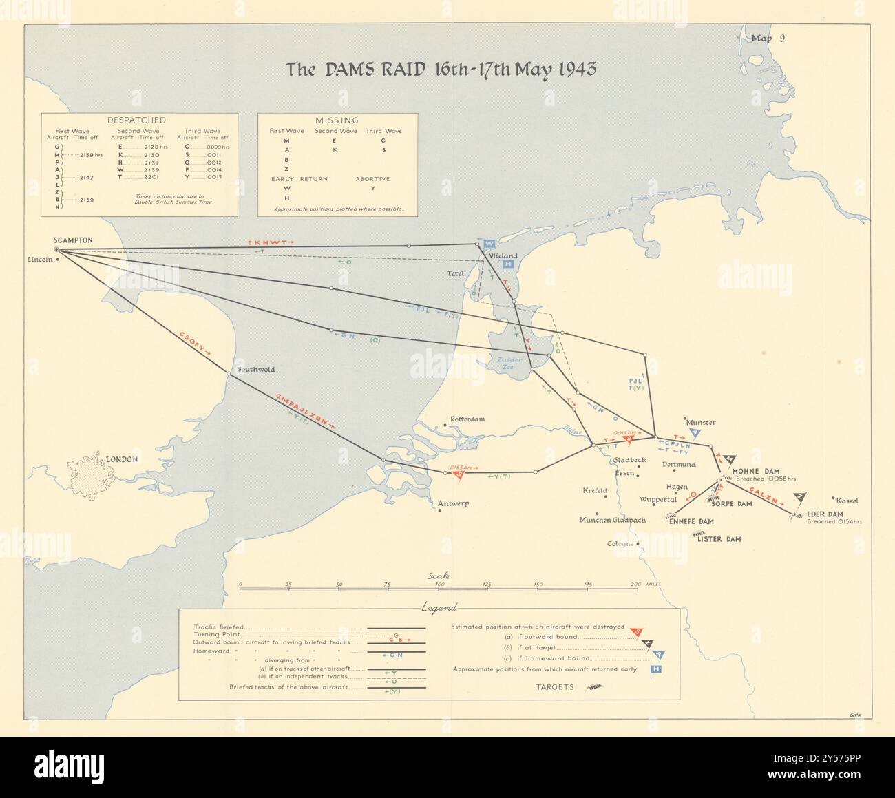 Dambusters Raid 16-17 May 1943 RAF Ruhr Bombing Chastise World War Two ...