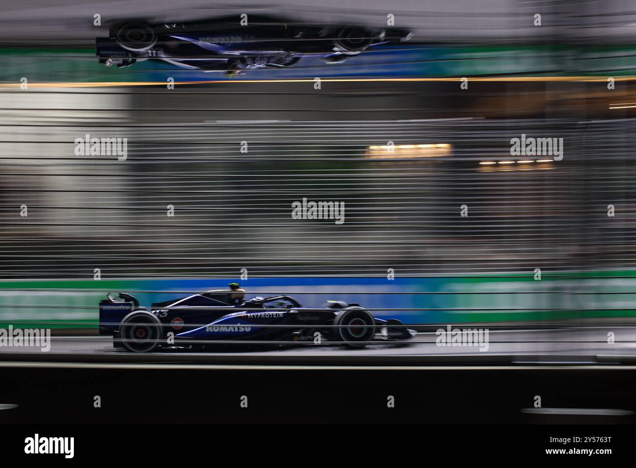 43 COLAPINTO Franco (arg), Williams Racing FW46, action during the Formula 1 Singapore Grand ...