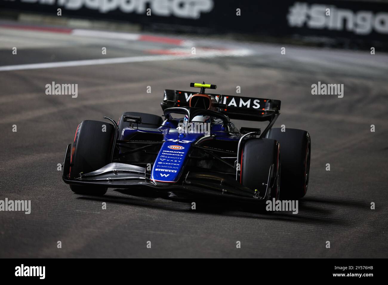 43 COLAPINTO Franco (arg), Williams Racing FW46, action during the Formula 1 Singapore Grand ...