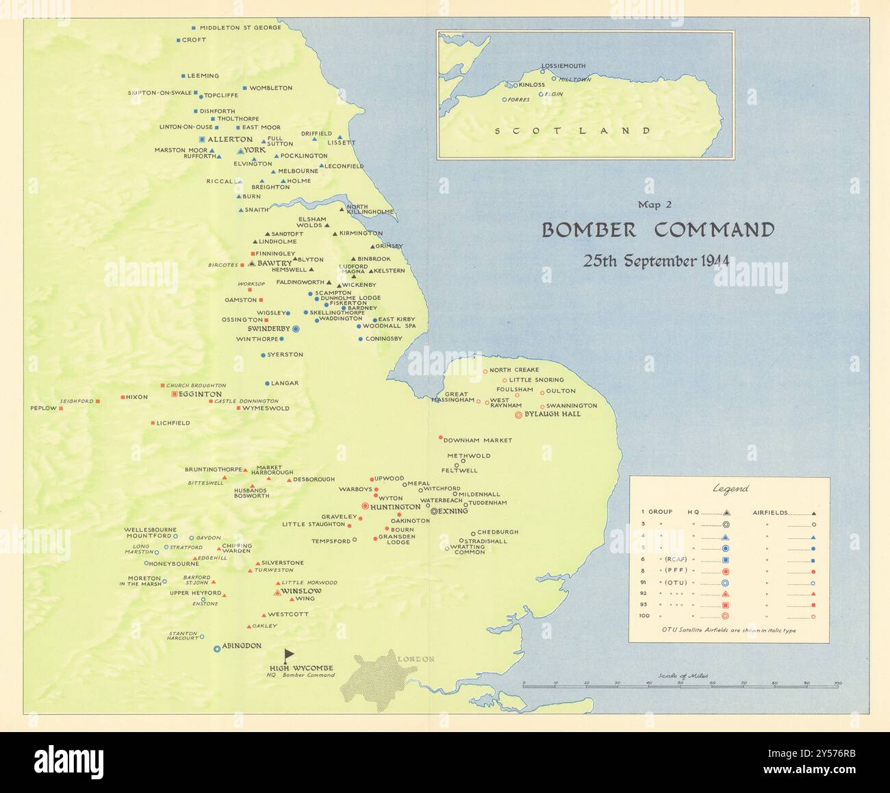 Raf england map hi-res stock photography and images - Alamy