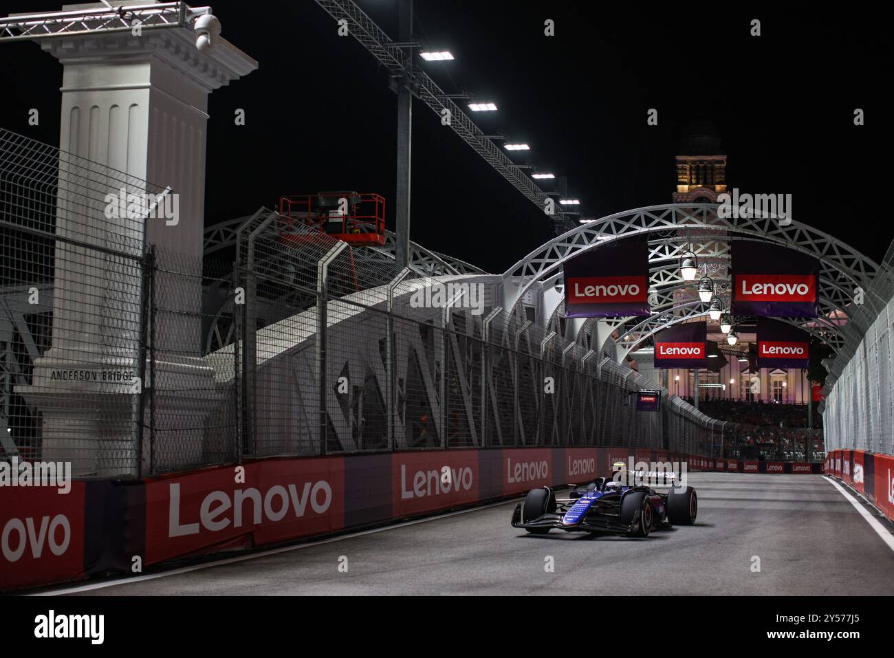 43 COLAPINTO Franco (arg), Williams Racing FW46, action during the Formula 1 Singapore Grand ...