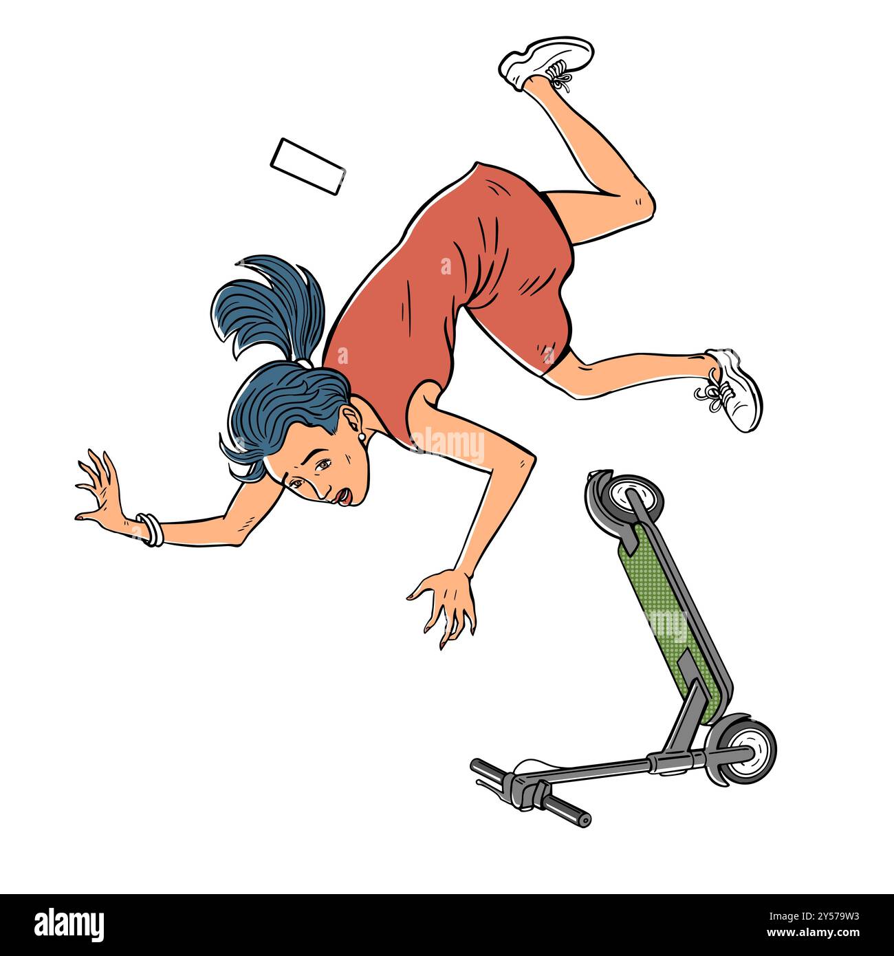 Trauma scooter Stock Vector Images - Alamy