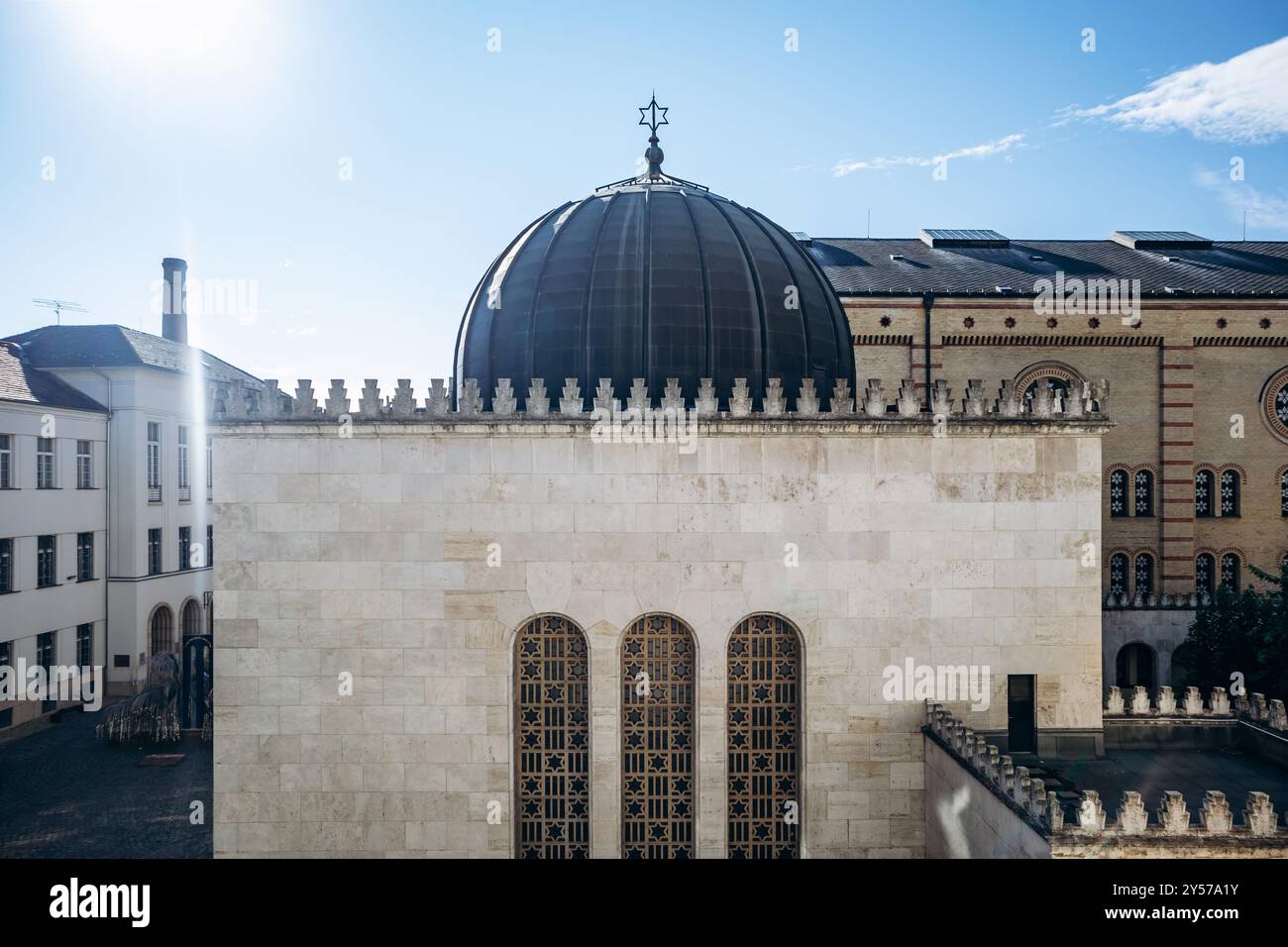 The Dohany Street Synagogue, also known as the Great Synagogue or ...