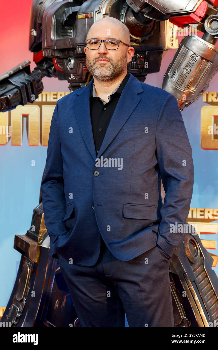 Josh Cooley attends the Transformers One European Premiere at Cineworld ...