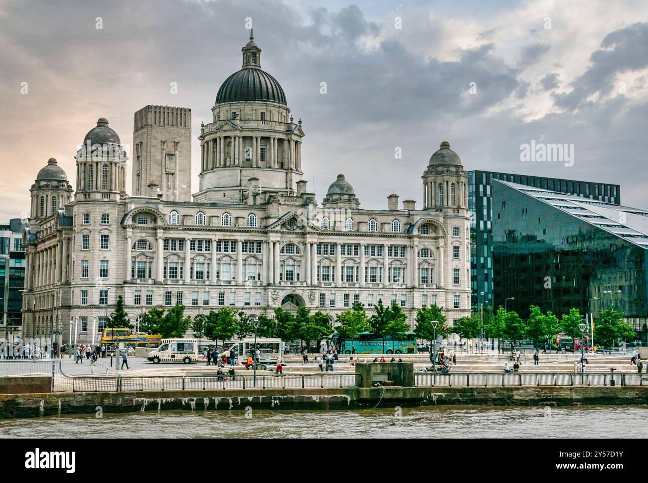 One of the Three Graces, domed grand Edwardian Baroque style Port of ...