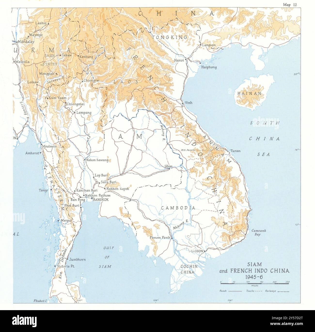 Indochina Peninsula On World Map