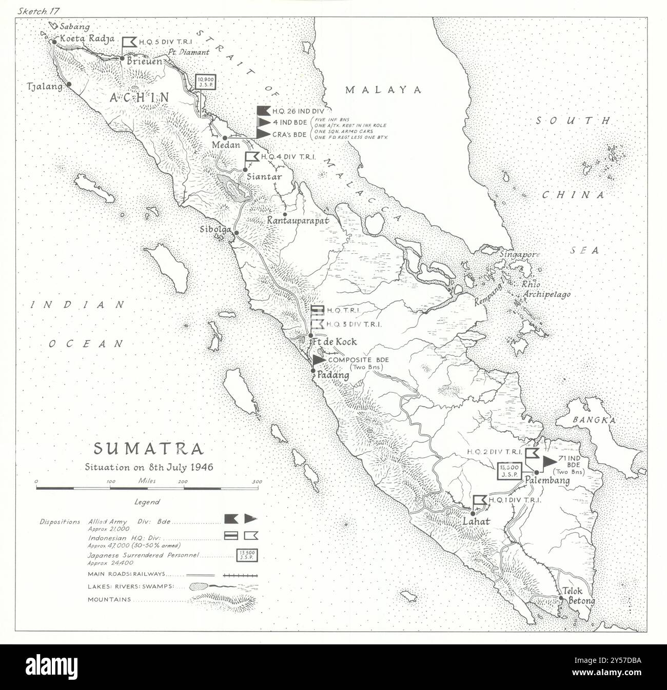 Sumatra on pacific map