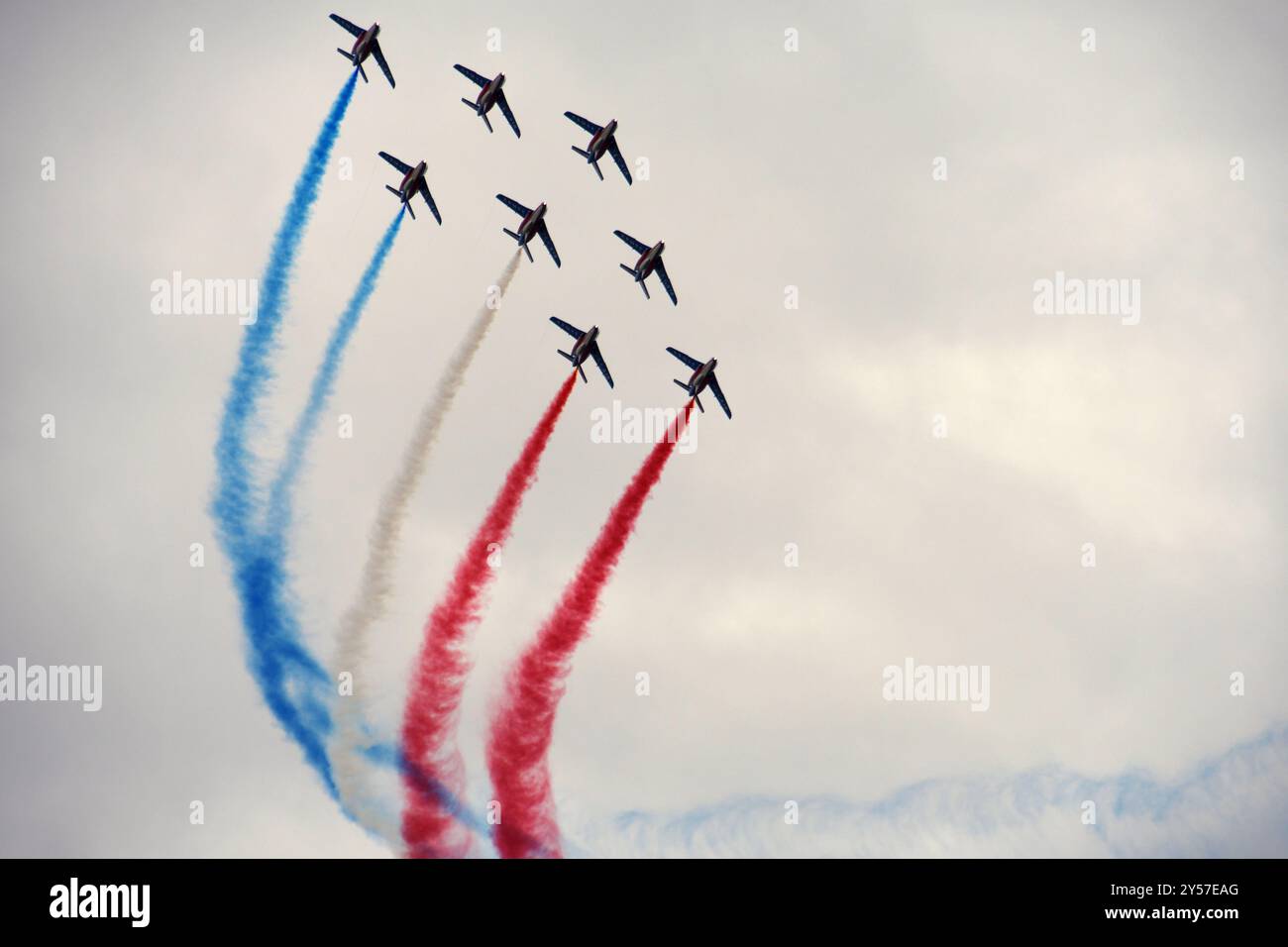 The Patrouille de France (PAF) is the official aerobatic patrol of l ...