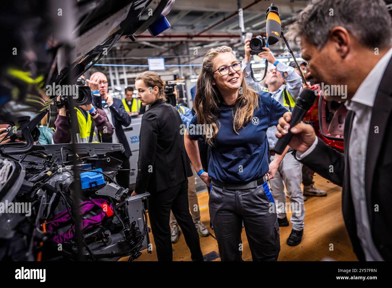 Emden, Germany. 20th Sep, 2024. Robert Habeck (Alliance 90/The Greens), Federal Minister for ...
