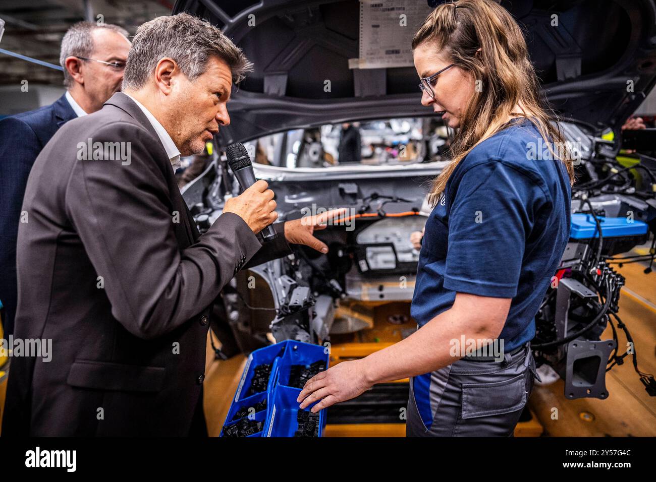 Emden, Germany. 20th Sep, 2024. Robert Habeck (Alliance 90/The Greens), Federal Minister for ...