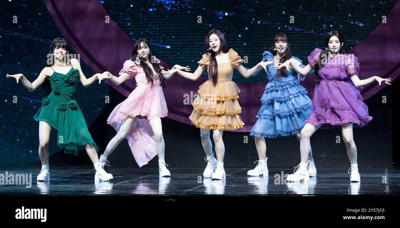 20 Sep 2024 - Seoul, South Korea : (L to R) Chanelle, Yewon, Keena ...