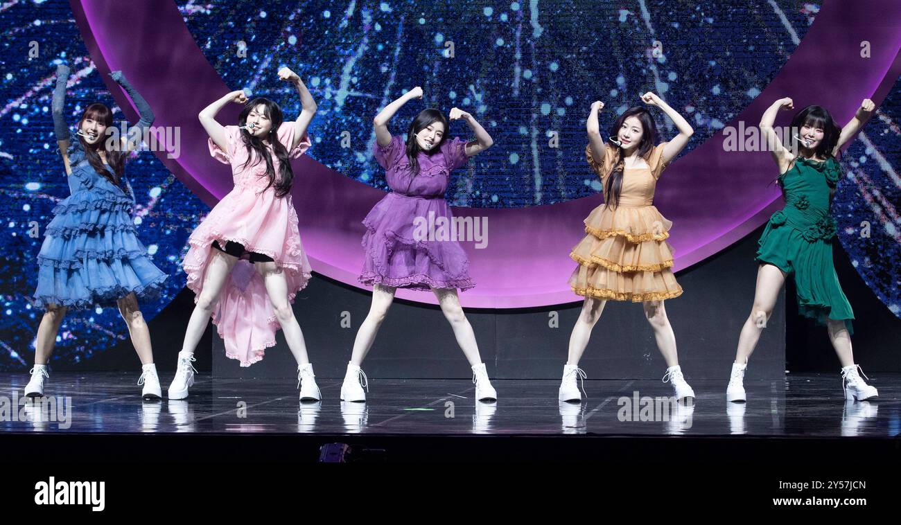 20 Sep 2024 - Seoul, South Korea : (L to R) Chanelle, Yewon, Keena ...