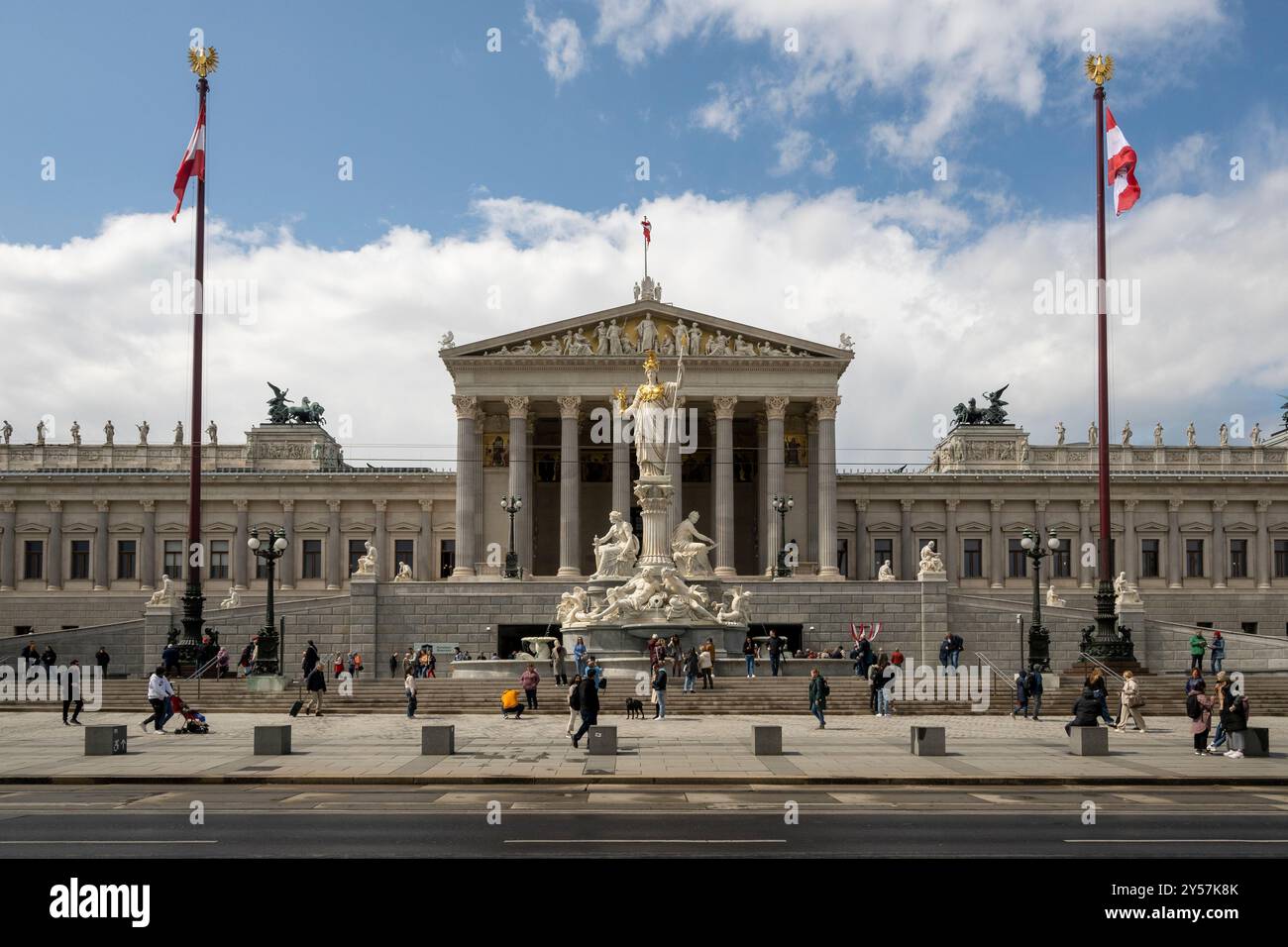 Austrian Parliament building in Vienna Stock Photo - Alamy