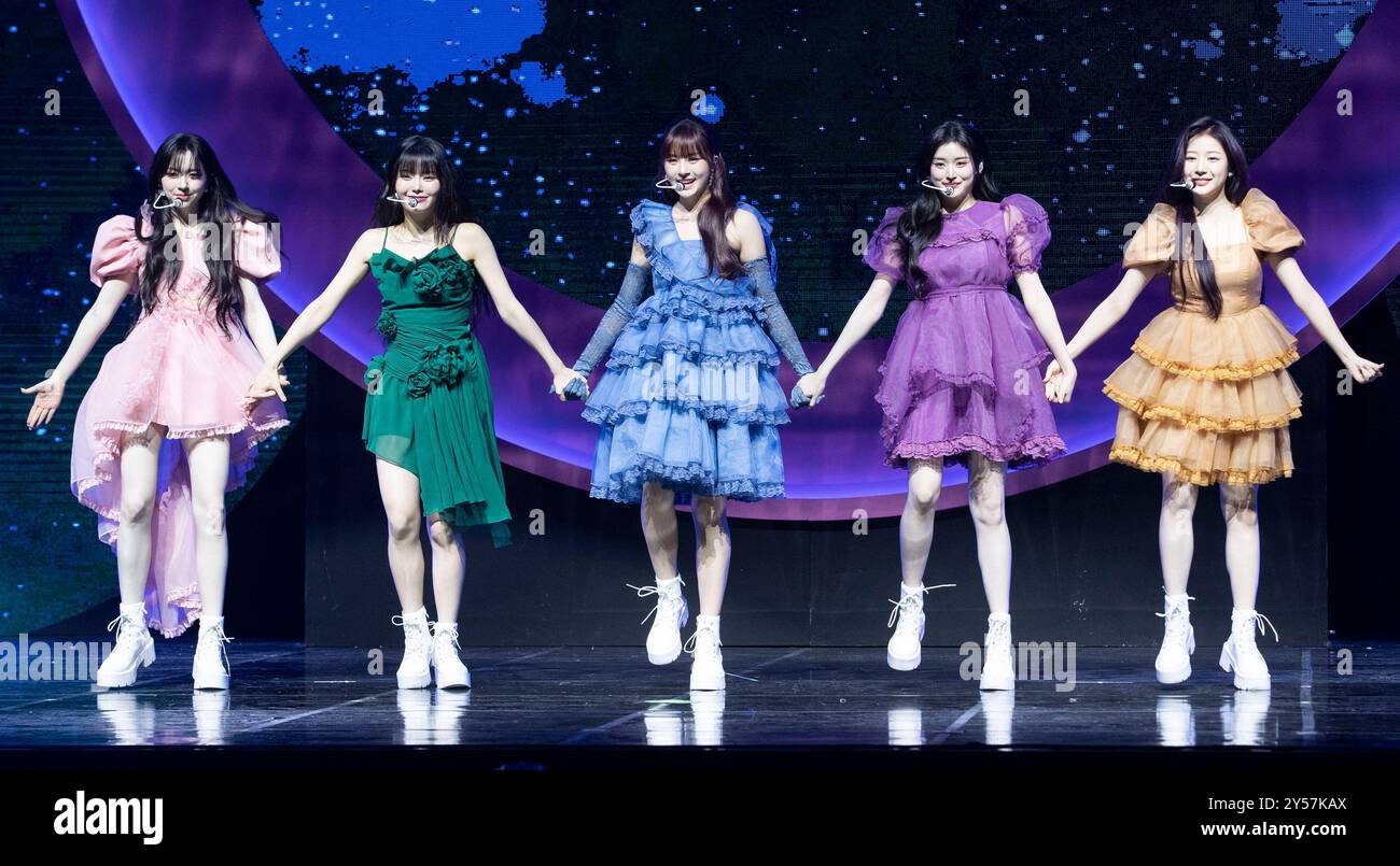 20 Sep 2024 - Seoul, South Korea : (L to R) Chanelle, Yewon, Keena ...