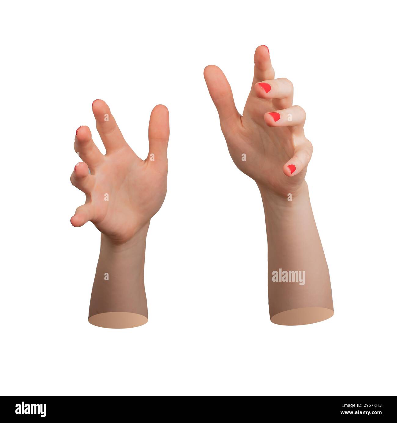 Woman s hand reaching out, palm open and ready to hold or take ...