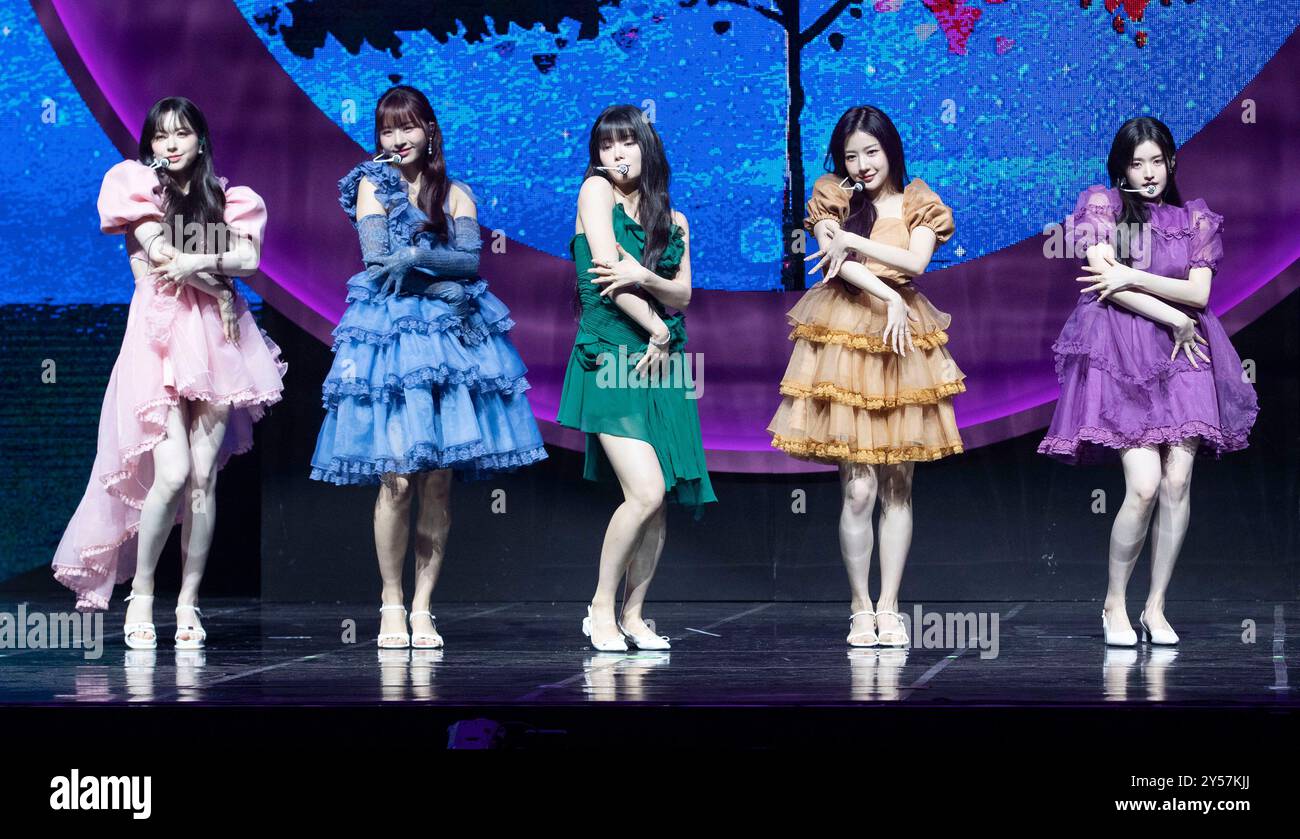 20 Sep 2024 - Seoul, South Korea : (L to R) Chanelle, Yewon, Keena ...