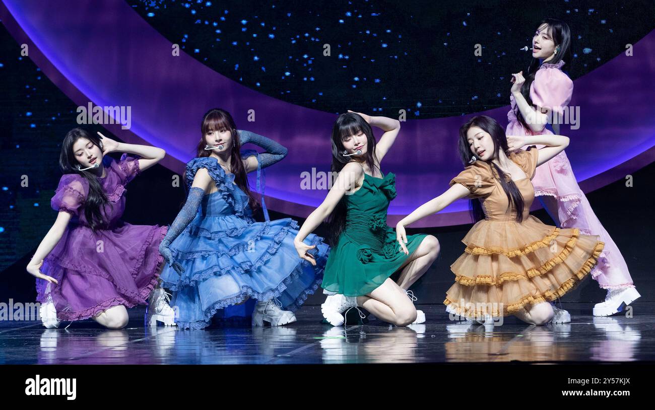 20 Sep 2024 - Seoul, South Korea : (L to R) Chanelle, Yewon, Keena ...