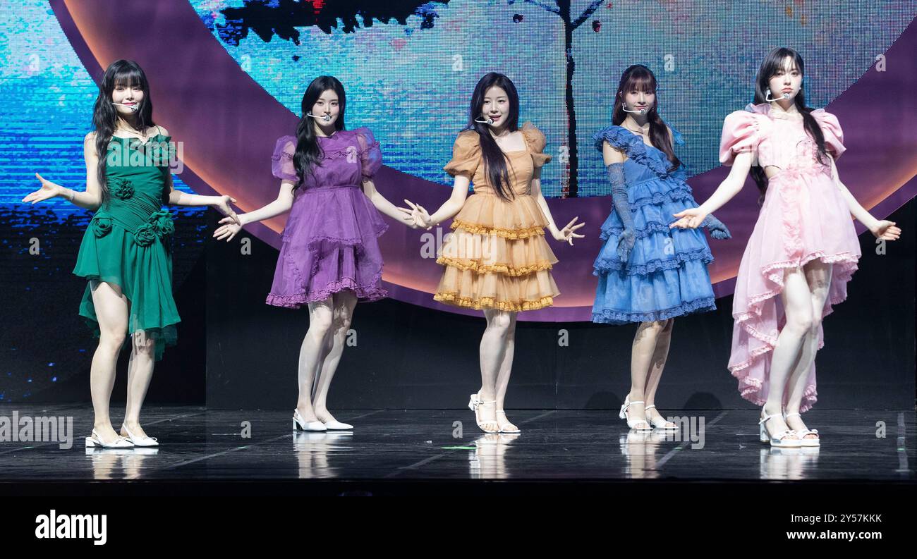 20 Sep 2024 - Seoul, South Korea : (L to R) Chanelle, Yewon, Keena ...