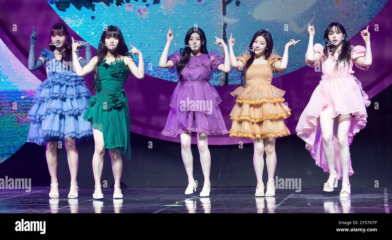 20 Sep 2024 - Seoul, South Korea : (L to R) Chanelle, Yewon, Keena ...