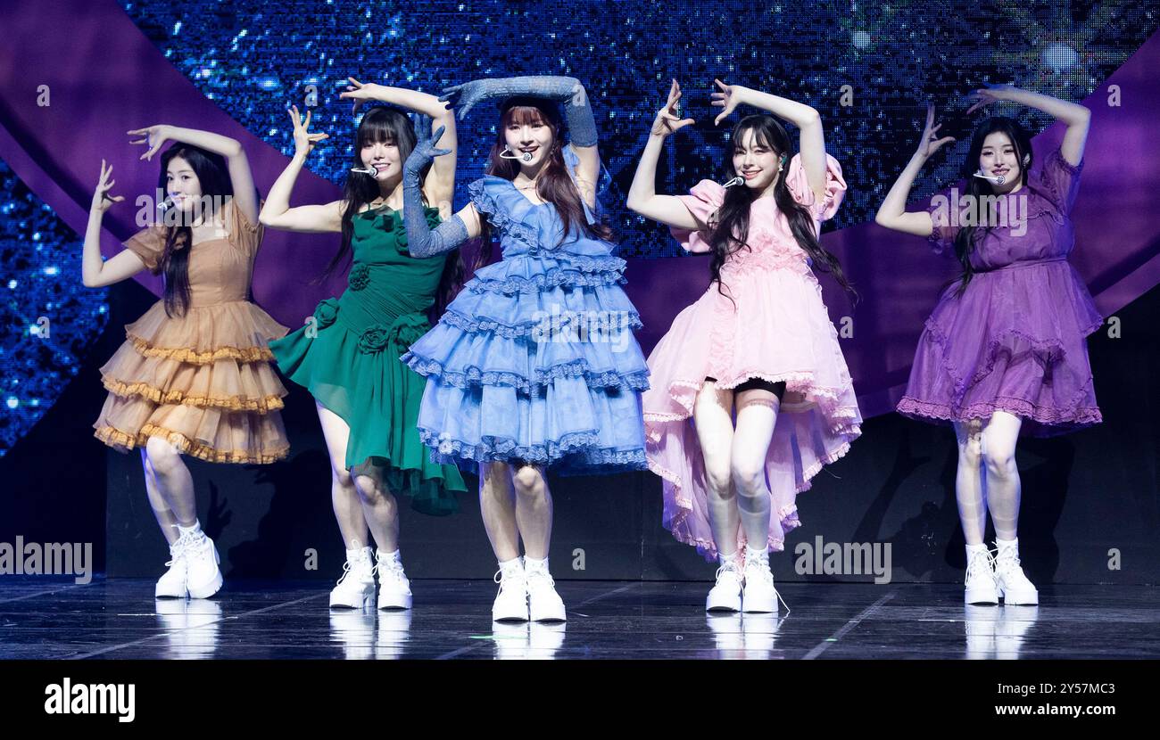 20 Sep 2024 - Seoul, South Korea : (L to R) Chanelle, Yewon, Keena ...