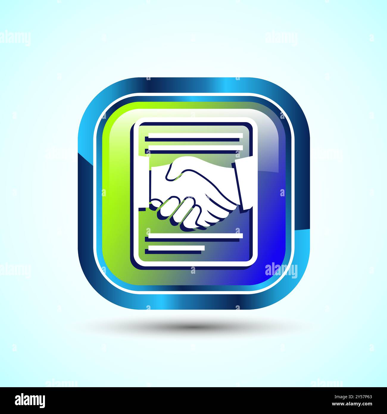 Agreement icon Button Design Illustration Stock Vector Image & Art - Alamy