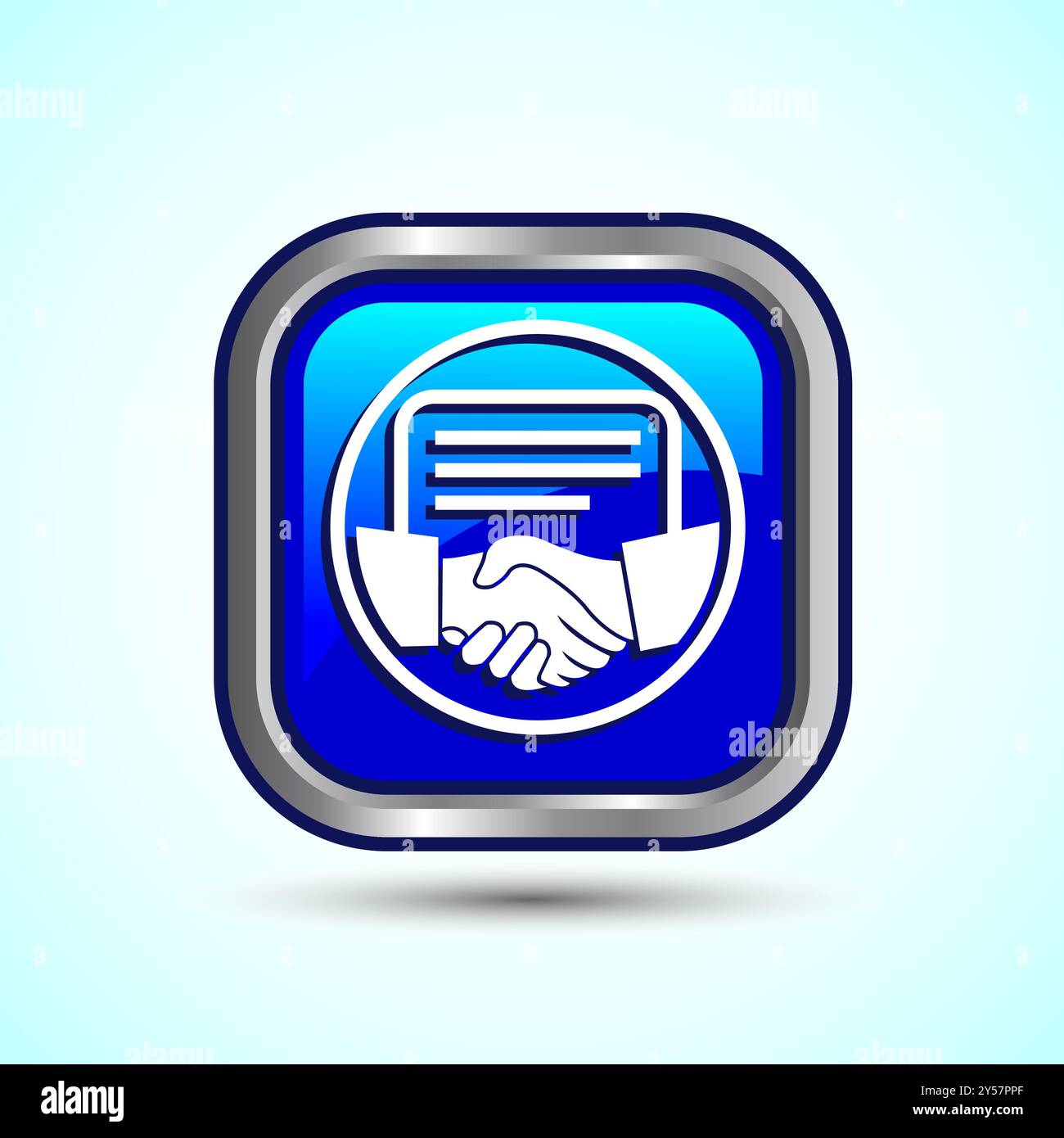 Agreement icon Button Design Illustration Stock Vector Image & Art - Alamy