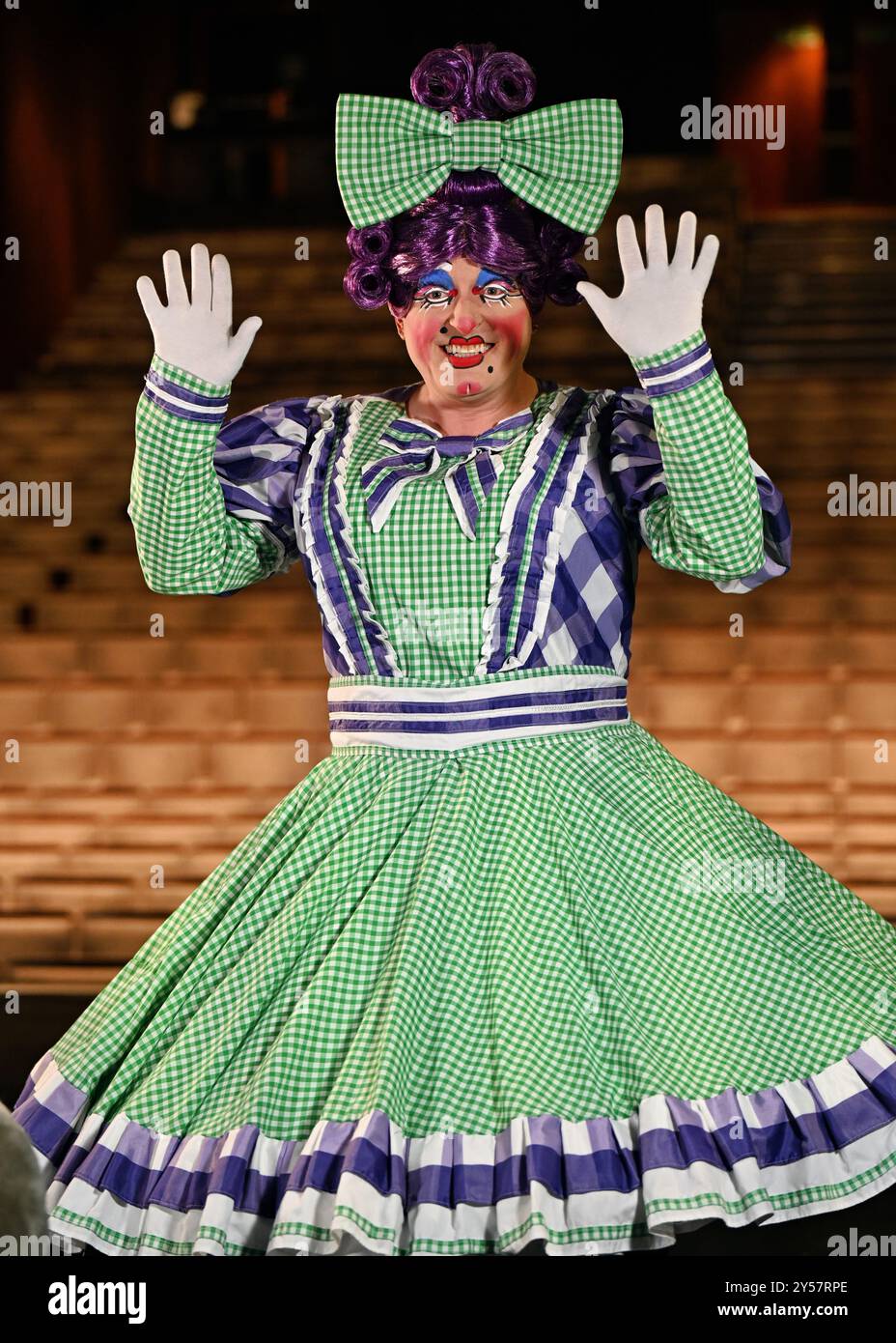 LONDON, UK. 19th Sep, 2024. Jamie Steen - Dame Dilly Donut at the ...