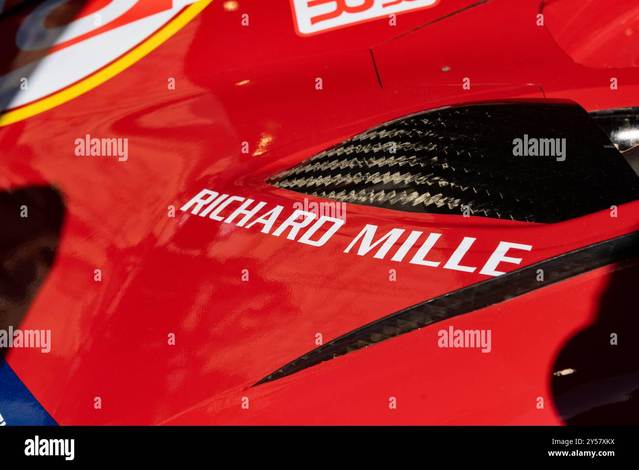 richard mille written on the Ferrari winner of the 24 hours of le mans ...