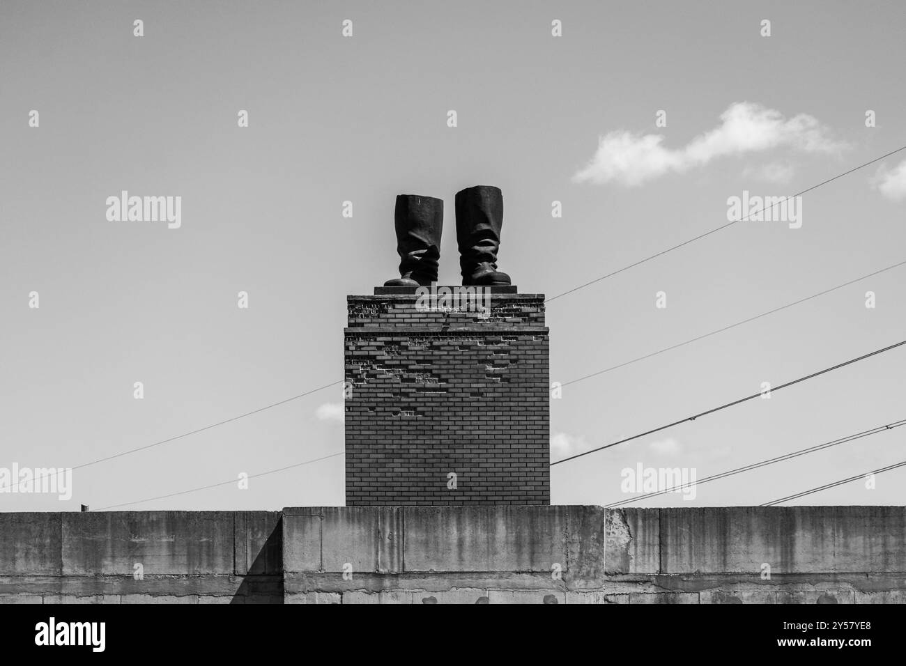 Communist era artifacts Black and White Stock Photos & Images - Alamy