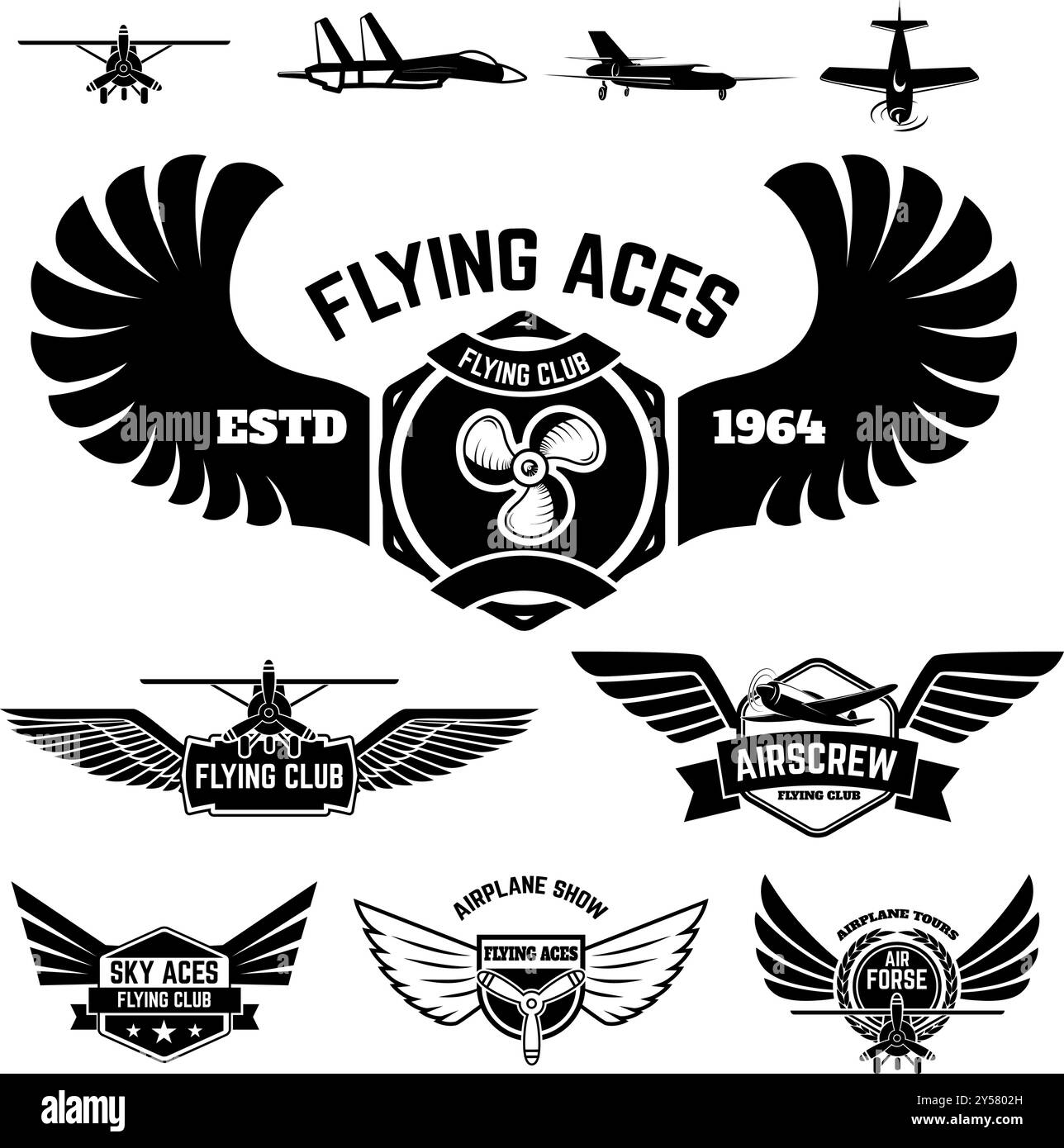 Flying hat and goggles Stock Vector Images - Alamy