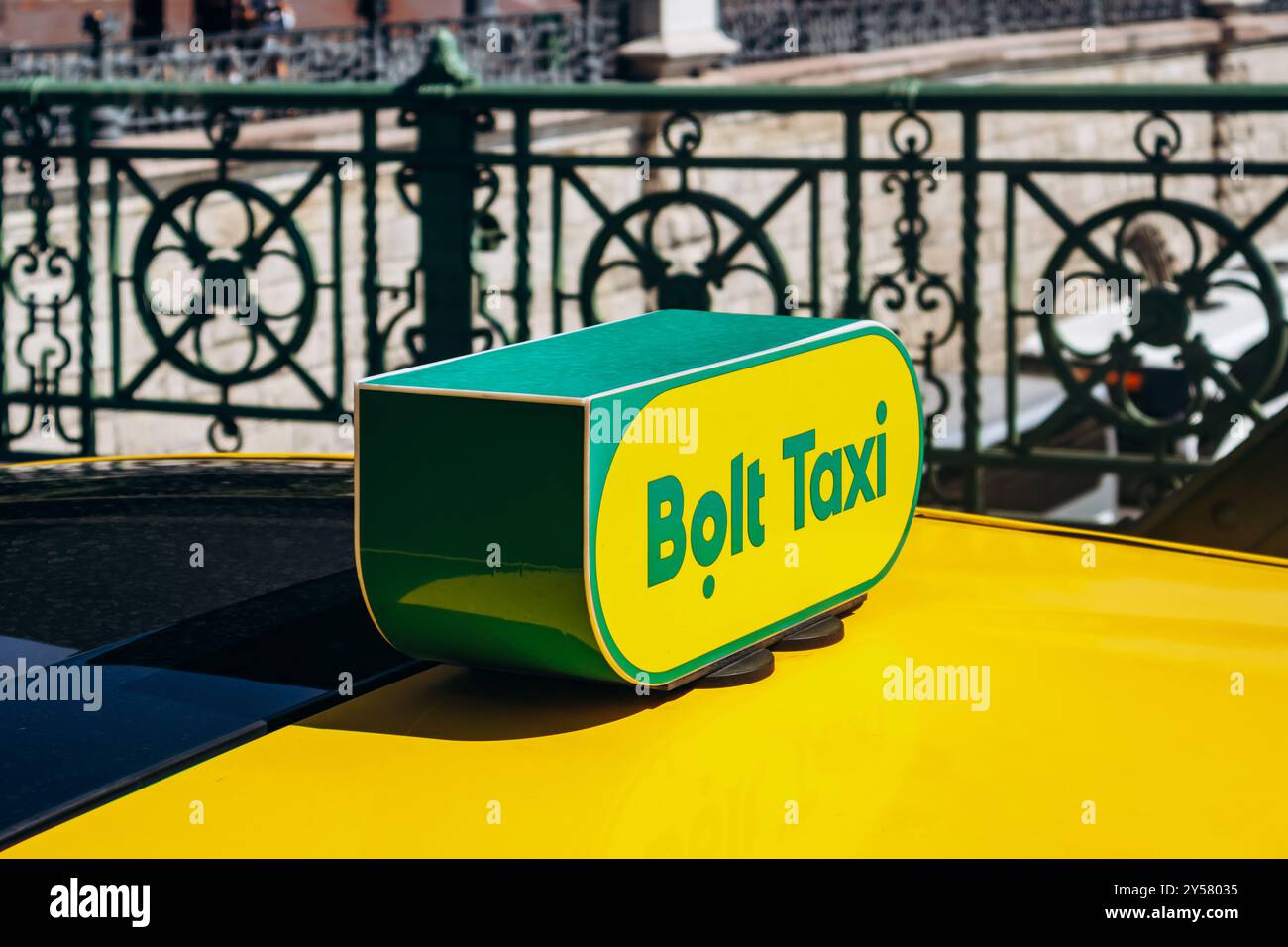 Bolt taxi logo hi-res stock photography and images - Alamy