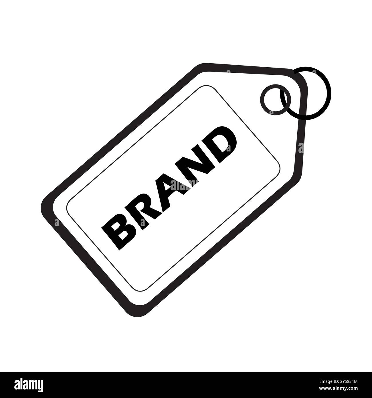 Business concept brand customer Black and White Stock Photos & Images ...