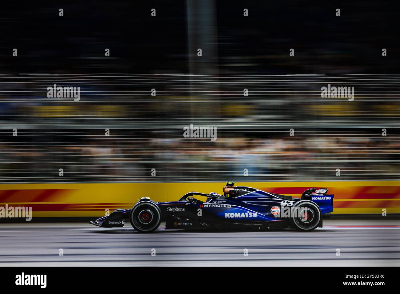 43 COLAPINTO Franco (arg), Williams Racing FW46, action during the Formula 1 Singapore Grand ...
