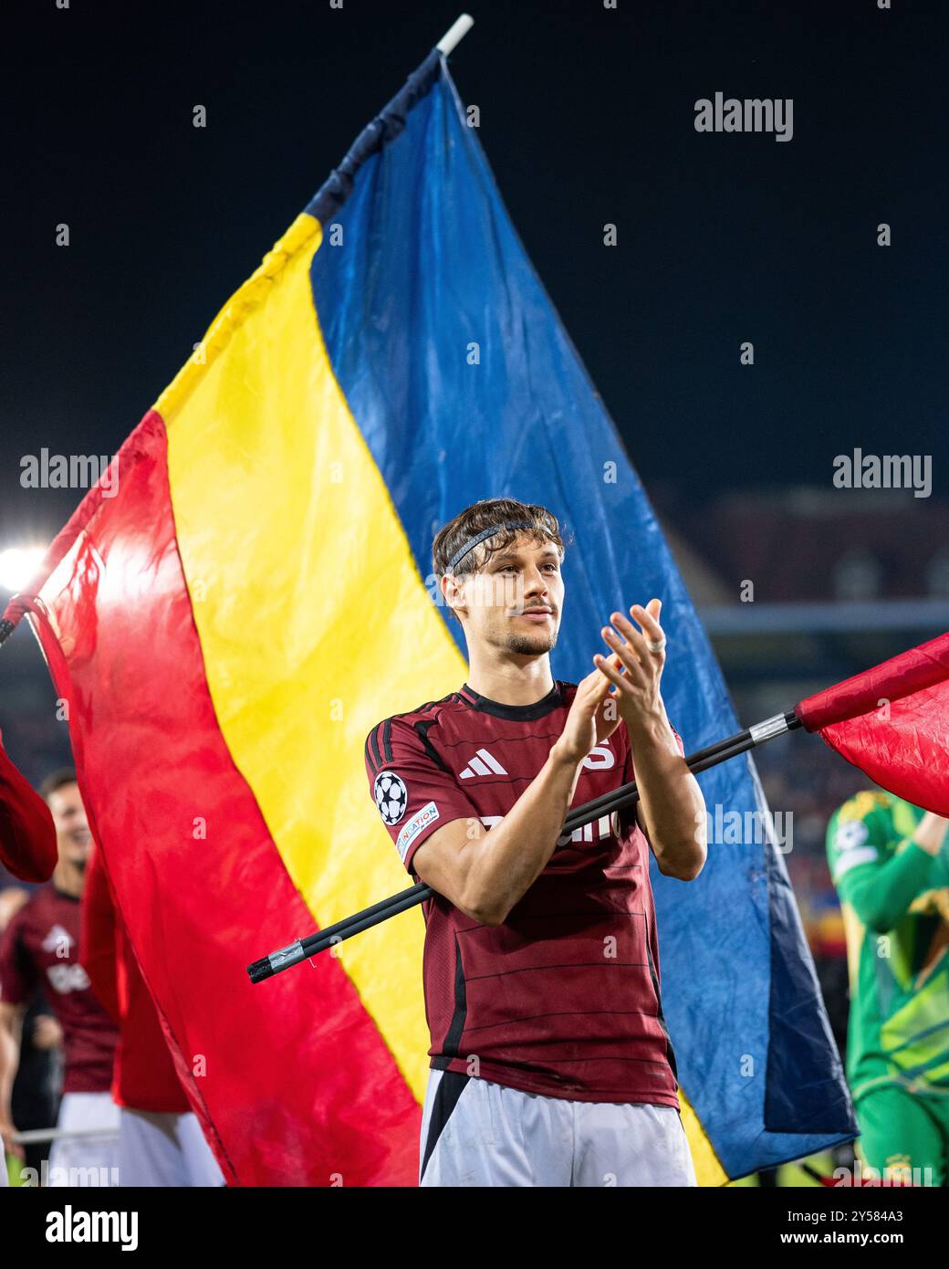 PRAGUE, CZECH REPUBLIC - SEPTEMBER 18: Veljko Birmancevic of AC Sparta ...