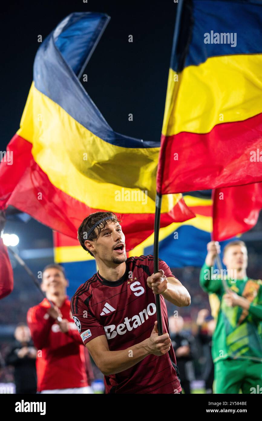 PRAGUE, CZECH REPUBLIC - SEPTEMBER 18: Veljko Birmancevic of AC Sparta ...