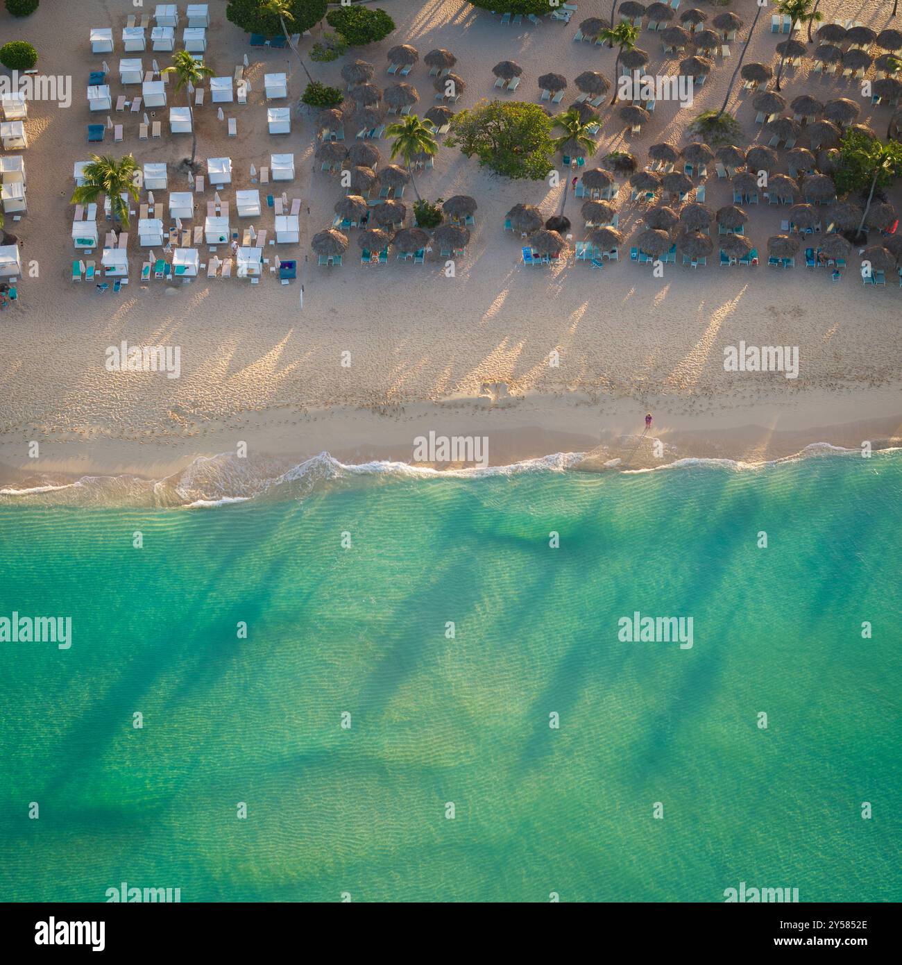 Top view bayahibe shore aerial hi-res stock photography and images - Alamy