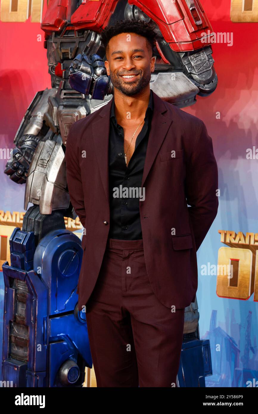 Teddy Soares attends the Transformers One European Premiere at ...