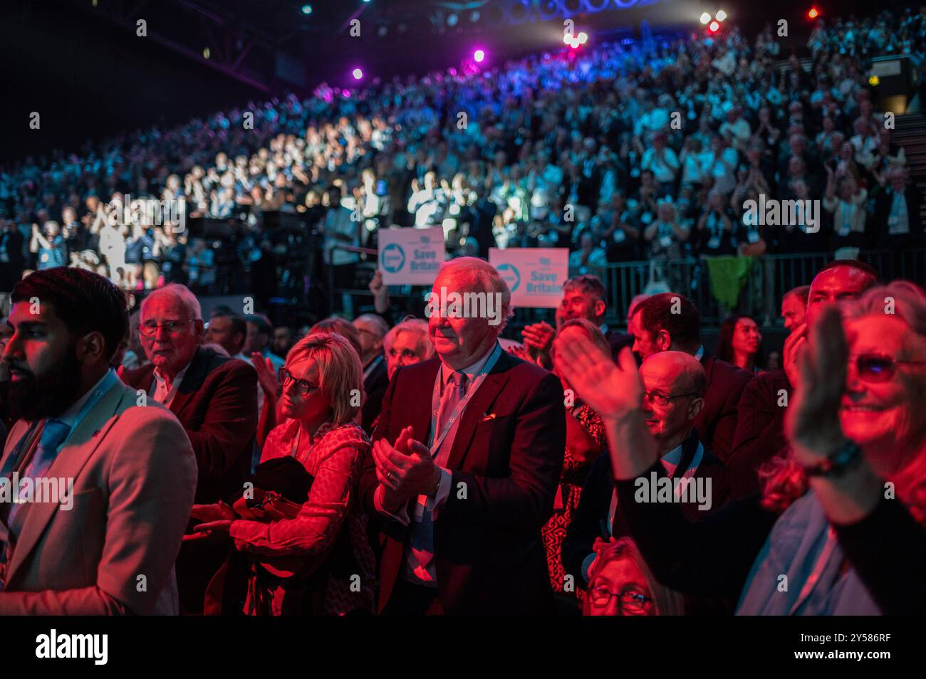 Birmingham, UK. 20th September, 2024. The crowd seen clapping during ...