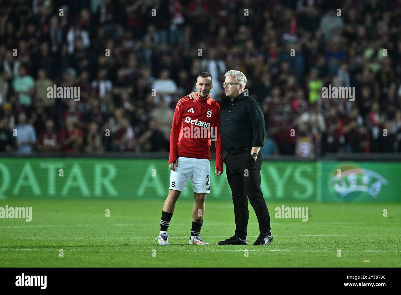Sparta praha coach lars friis hi-res stock photography and images - Alamy