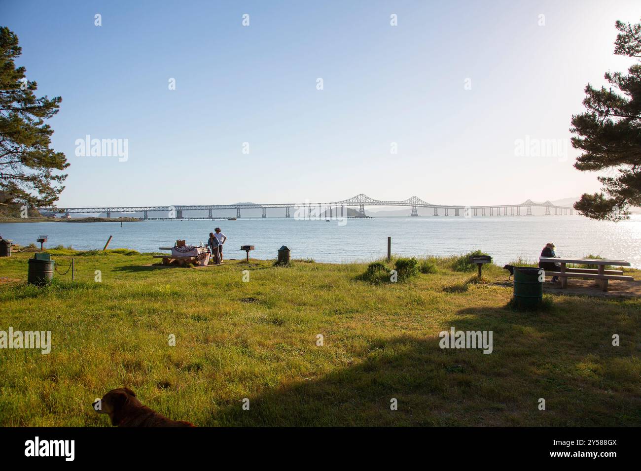 Point Molate Beach Park, Richmond, California, picnic area with views ...