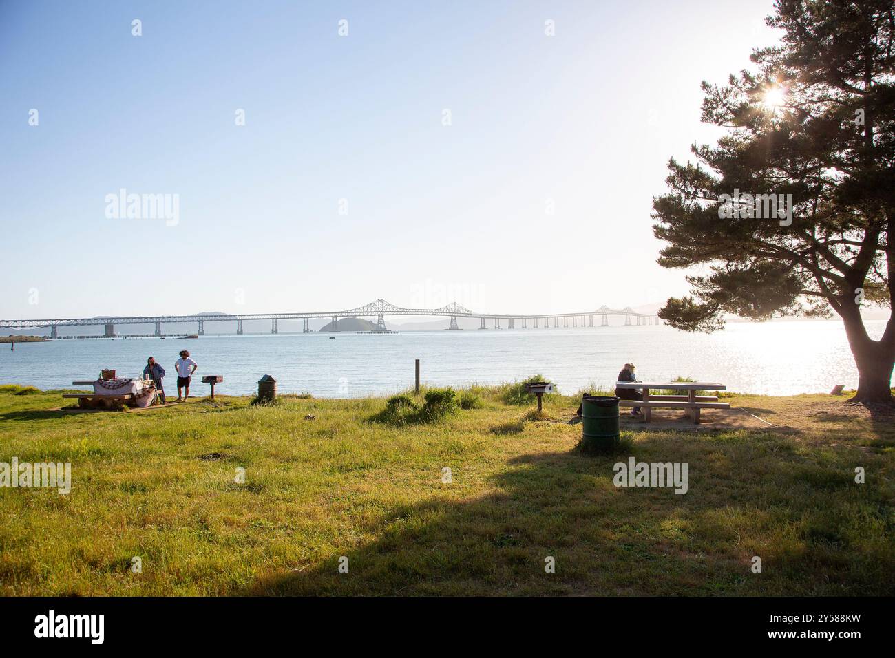 Point Molate Beach Park, Richmond, California, picnic area with views ...