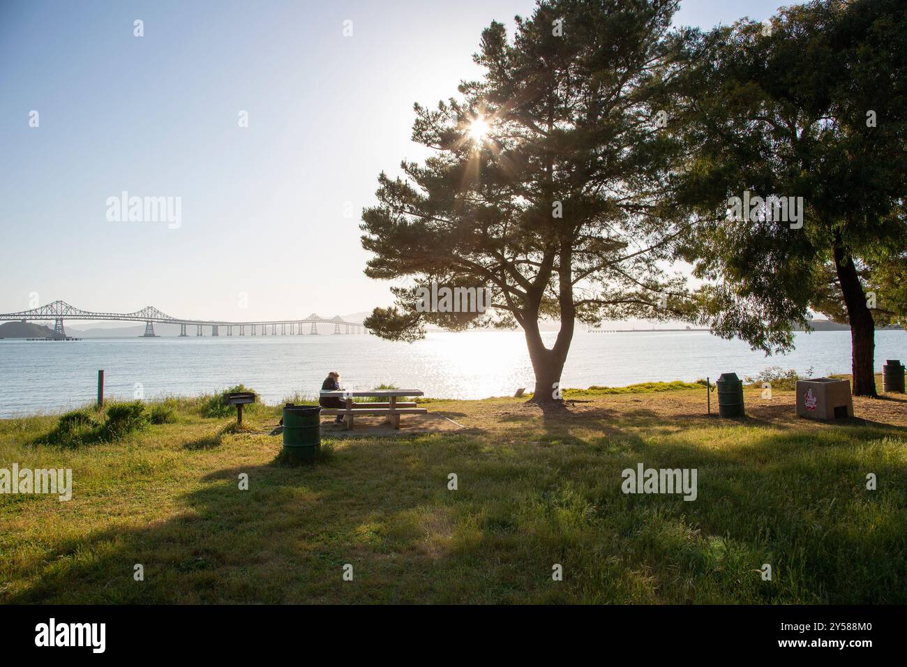 Point Molate Beach Park, Richmond, California, picnic area with views ...