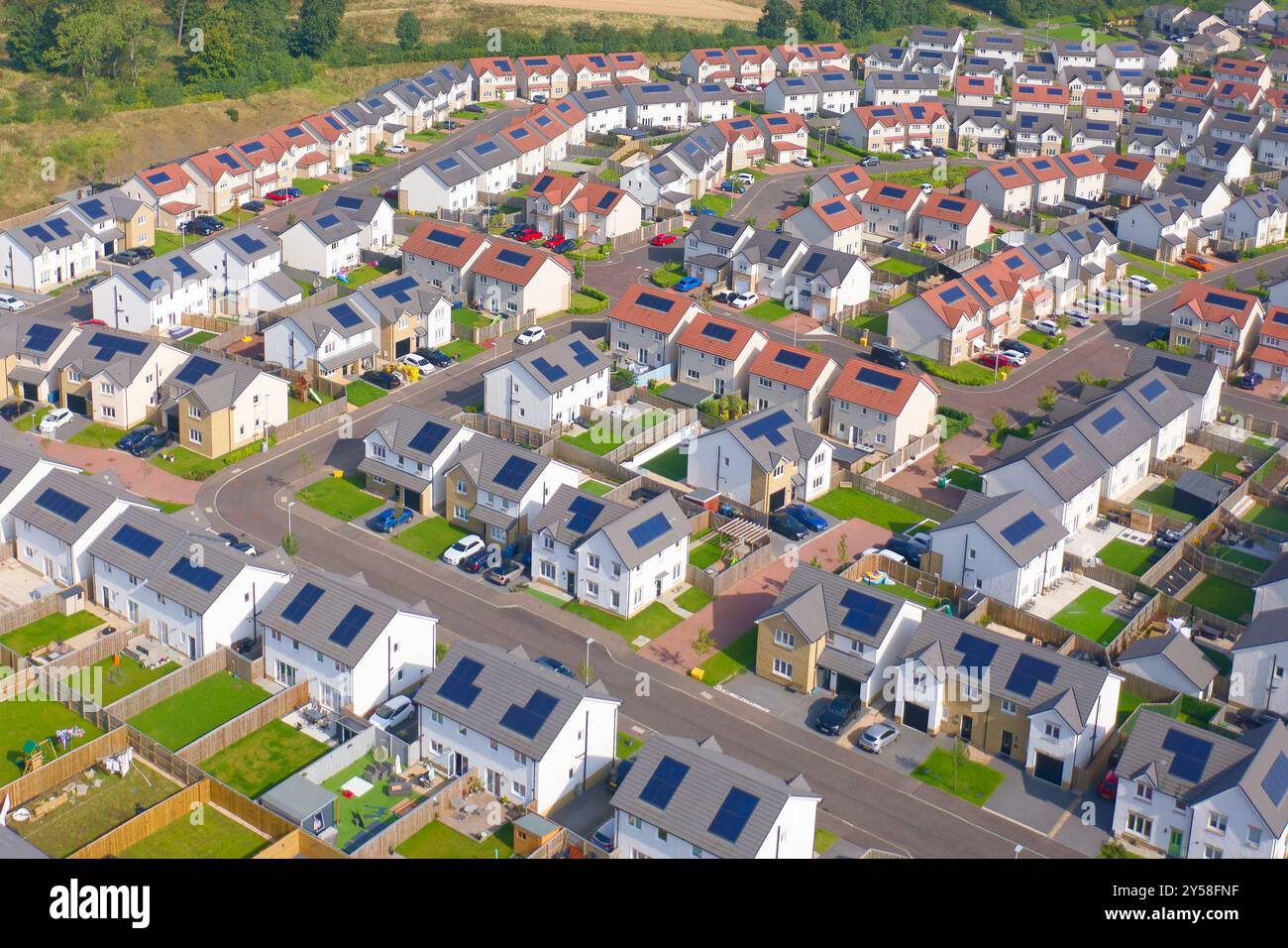 New housing development at Dargavel in Bishopton Stock Photo - Alamy