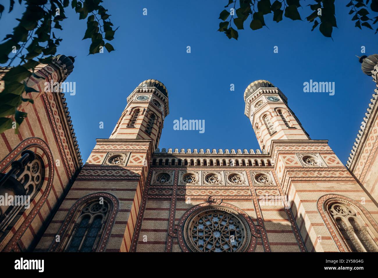 The Dohany Street Synagogue, also known as the Great Synagogue or ...