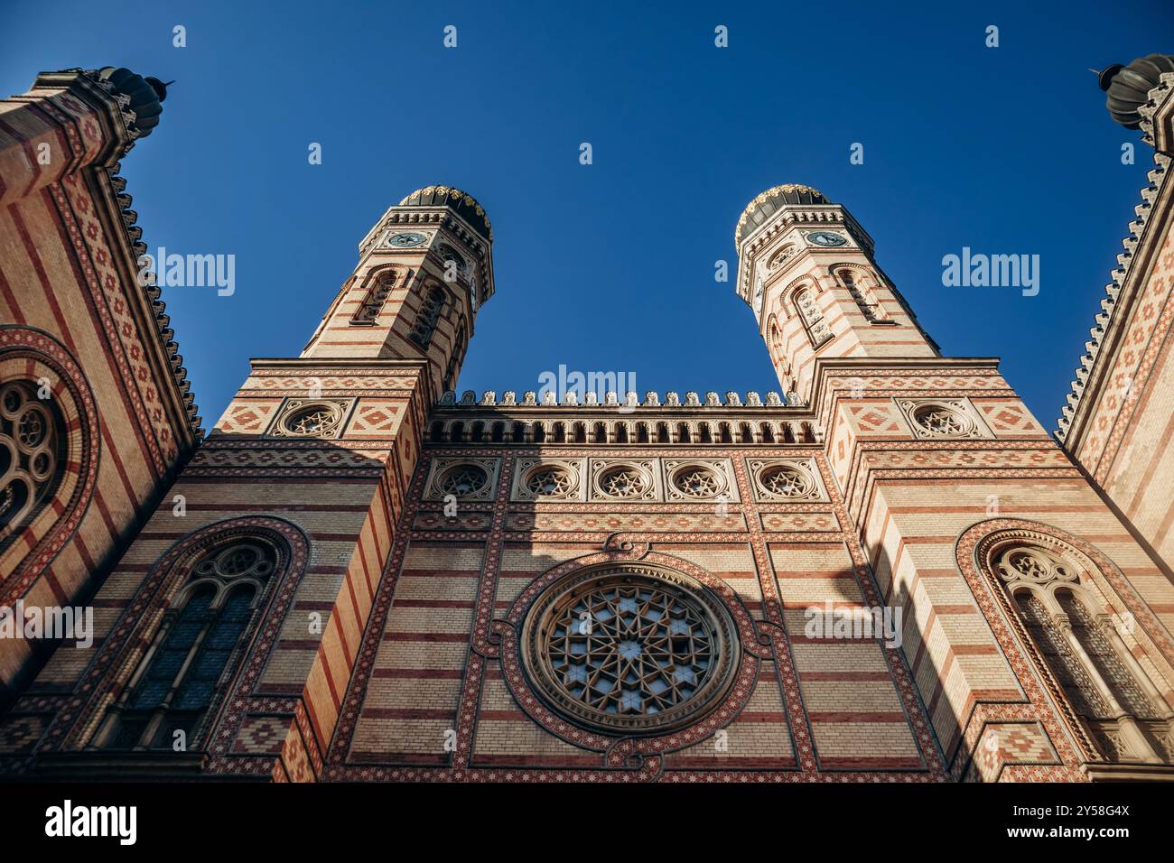 The Dohany Street Synagogue, also known as the Great Synagogue or ...
